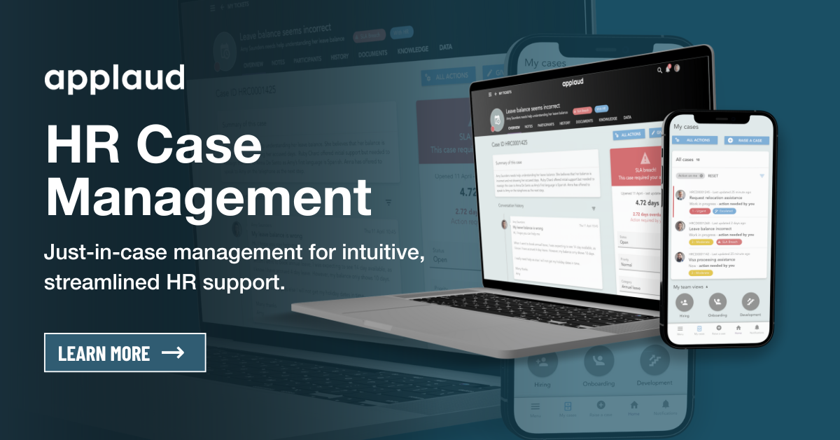 Applaud Launches AI-Native HR Case Management